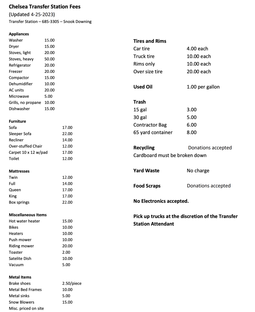 Johnson Vermont Transfer Station at Kathleen Lynch blog